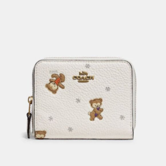 Coach | Bags | Coach Boxed Small Zip Around Wallet With Snowy Bears ...